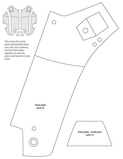 Fallout 4 Combat Armor patterns – PDF/DIN A4 size | Folkenstal | Props and Replicas